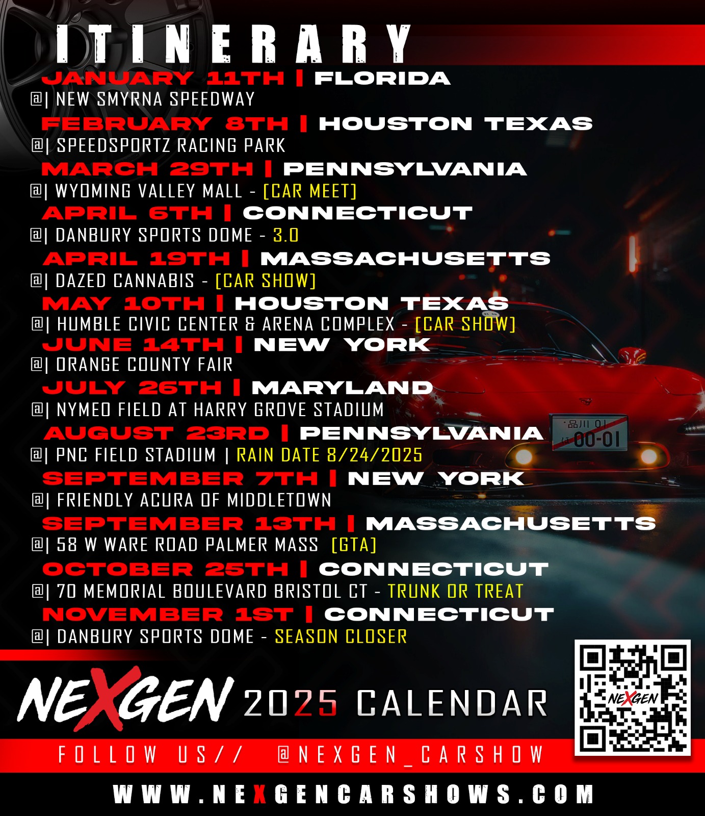 Nexgen Carshow Events